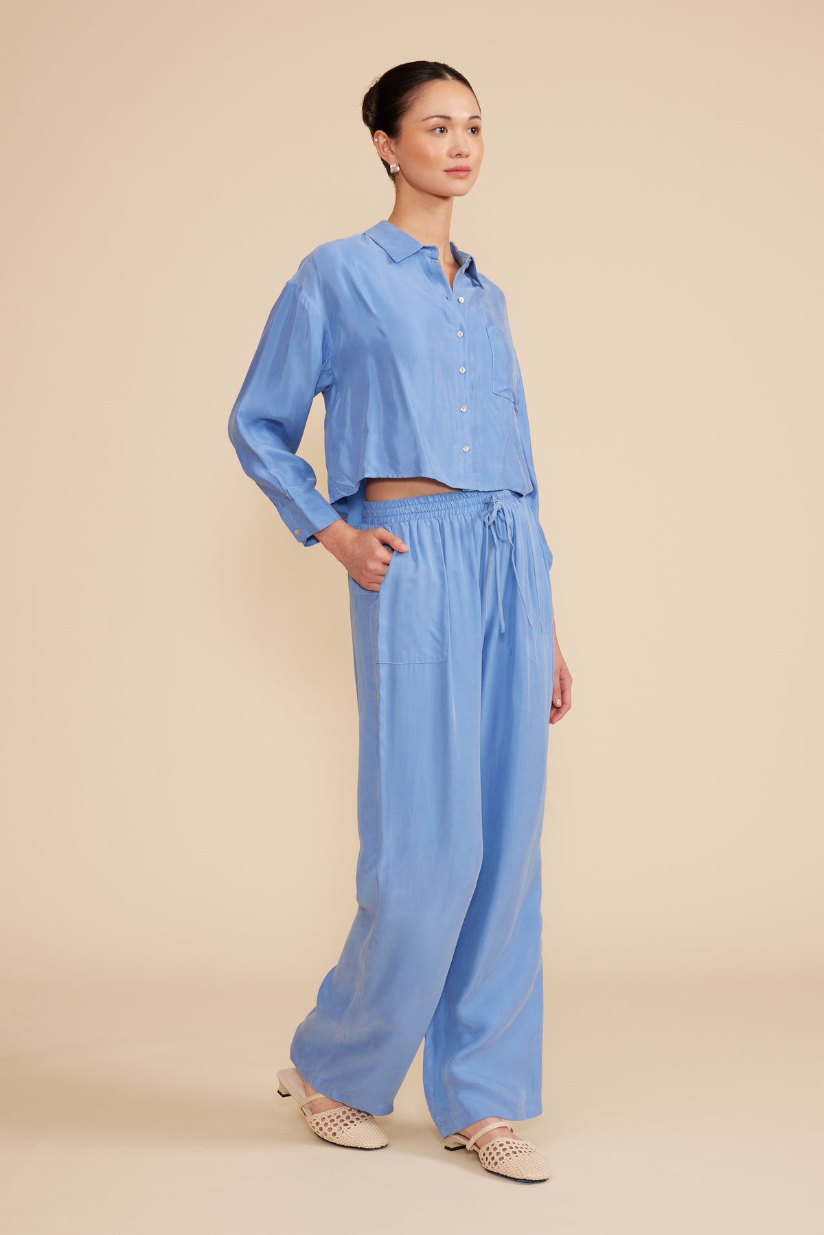 Lucy Paris - Grady Pants - Blue