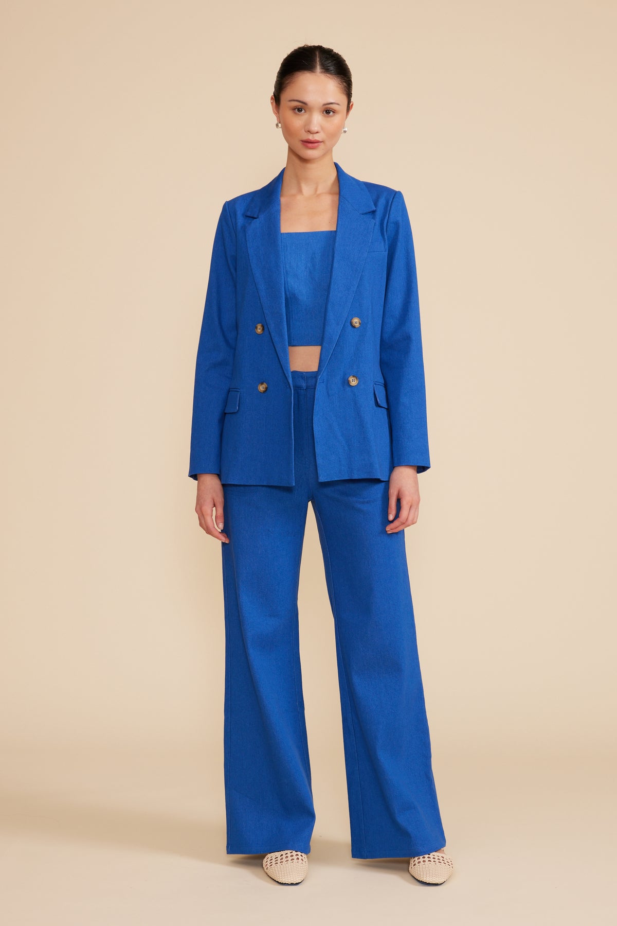 Lucy Paris - Fernanda Blazer - Blue